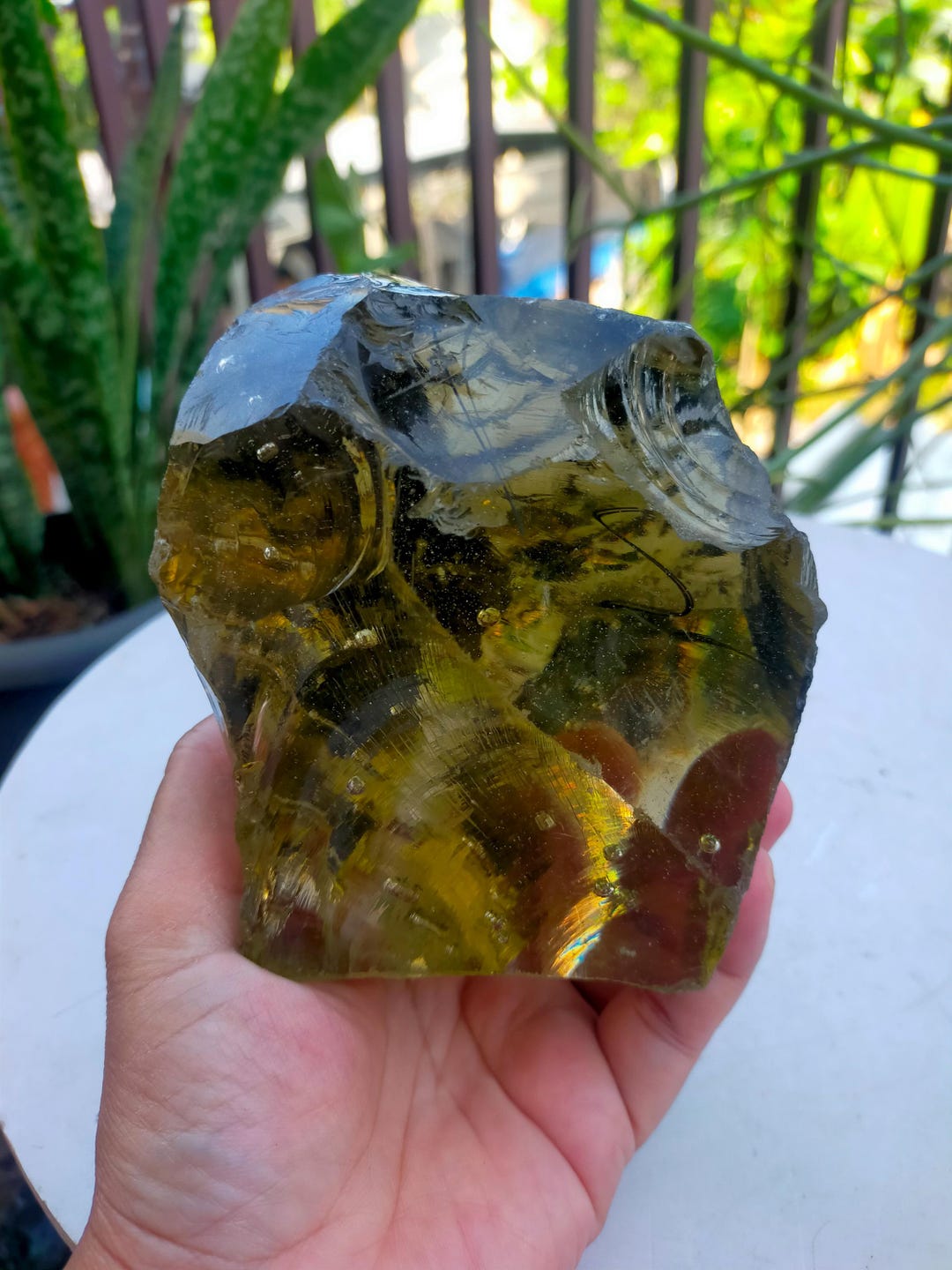 1 Kg Metalic Gold Andara Crystal Rough - Etsy