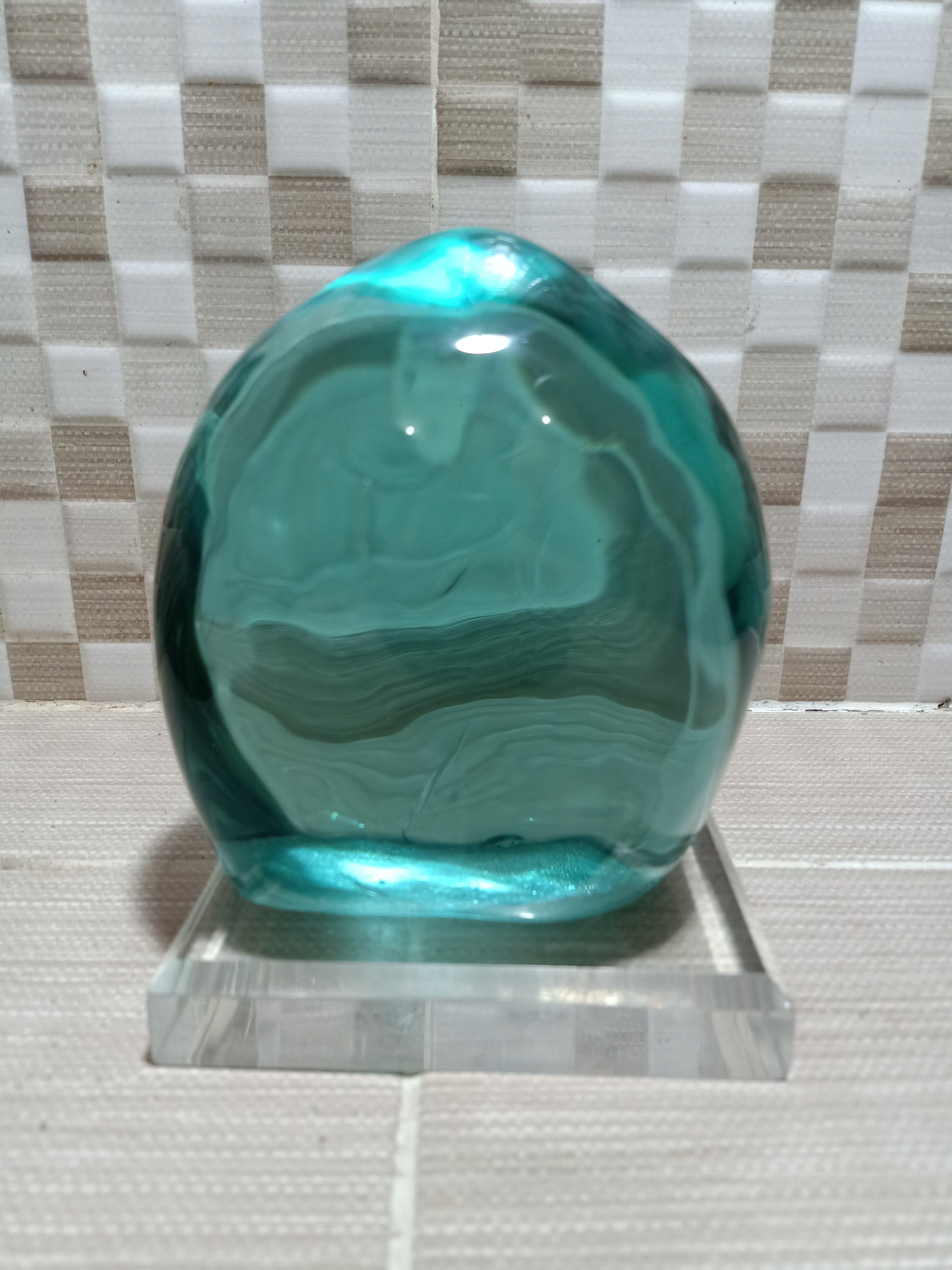 2,6 KG Polished Aqua Blue Andara Crystal - Etsy