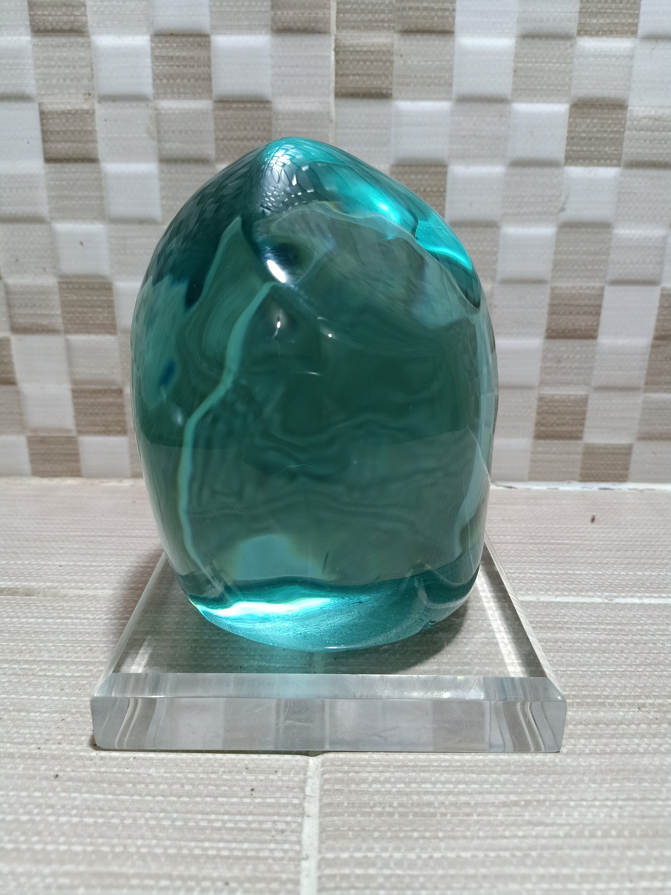 2,6 KG Polished Aqua Blue Andara Crystal - Etsy