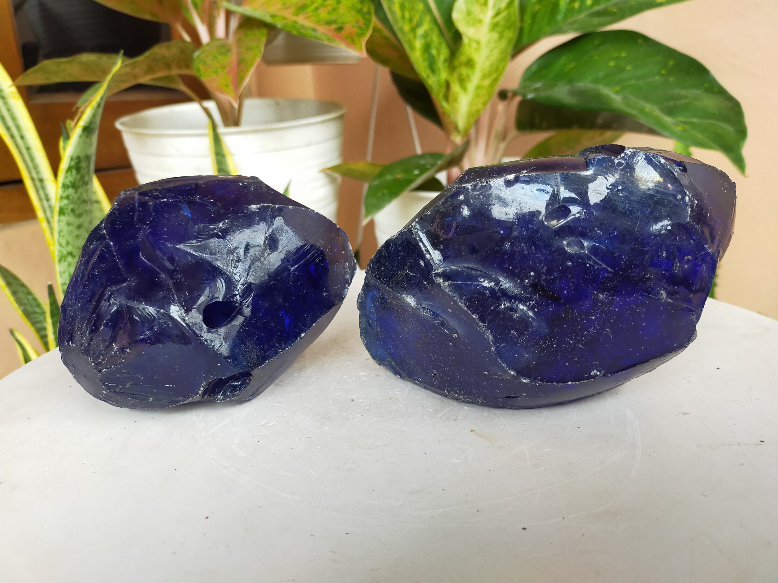 1,9 Kgs Navy Blue Andara Crystals Rough - Etsy