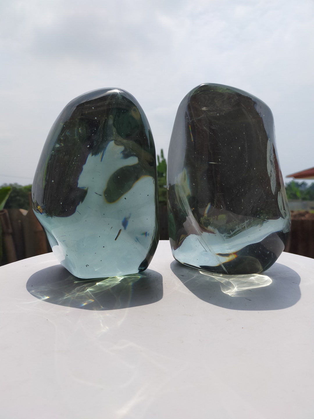 5,6 Kg Clear Monatomic Andara Crystal 2 Pcs @2,8 Kg - Etsy