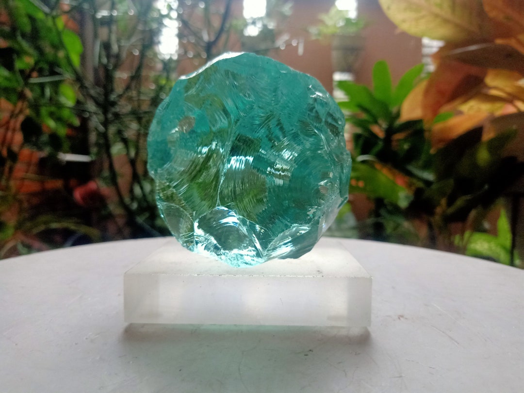 876 Gr Aqua Blue Andara Crystal Rough - Etsy