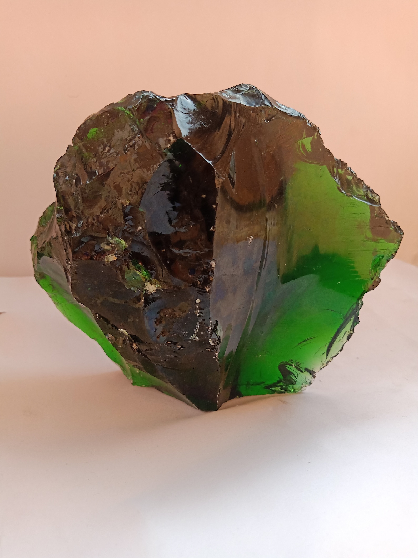 2,9 KG Green Forest Monatomic Andara Crystal Volcanic Glass - Etsy