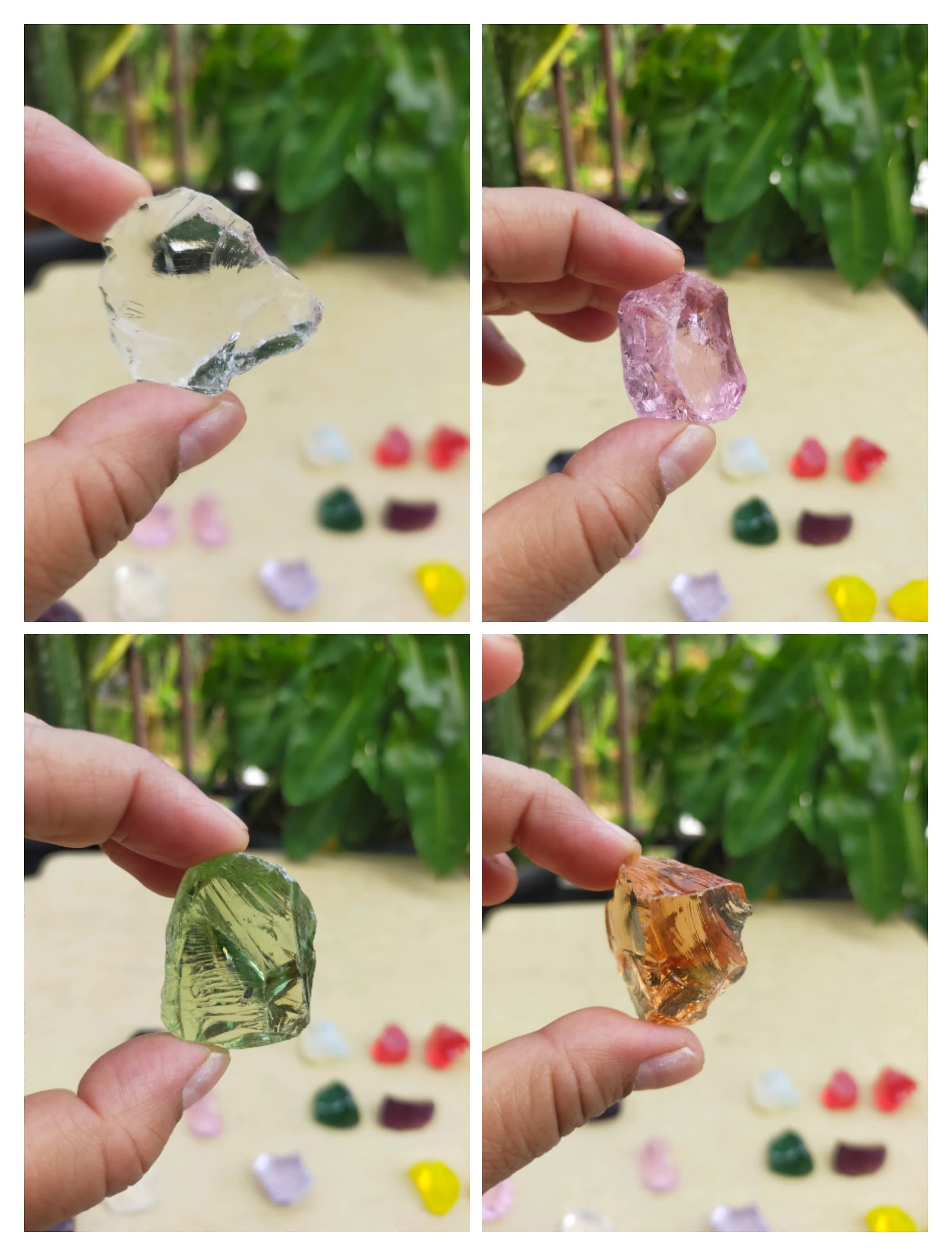 700 Gr ( 18 Colors, 36 Pcs ) Mini Mixcolors Andara Crystals - Etsy UK