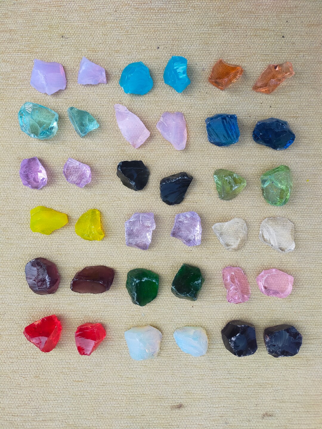 700 Gr ( 18 Colors, 36 Pcs ) Mini Mixcolors Andara Crystals - Etsy UK