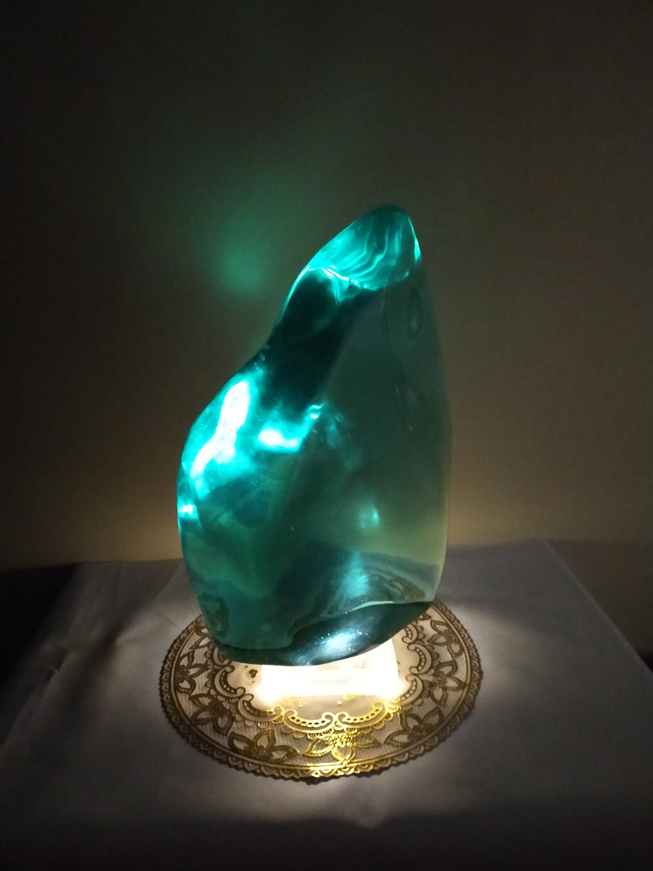 15 Kg Green Andara Crystal Beside Table Lamp - Etsy