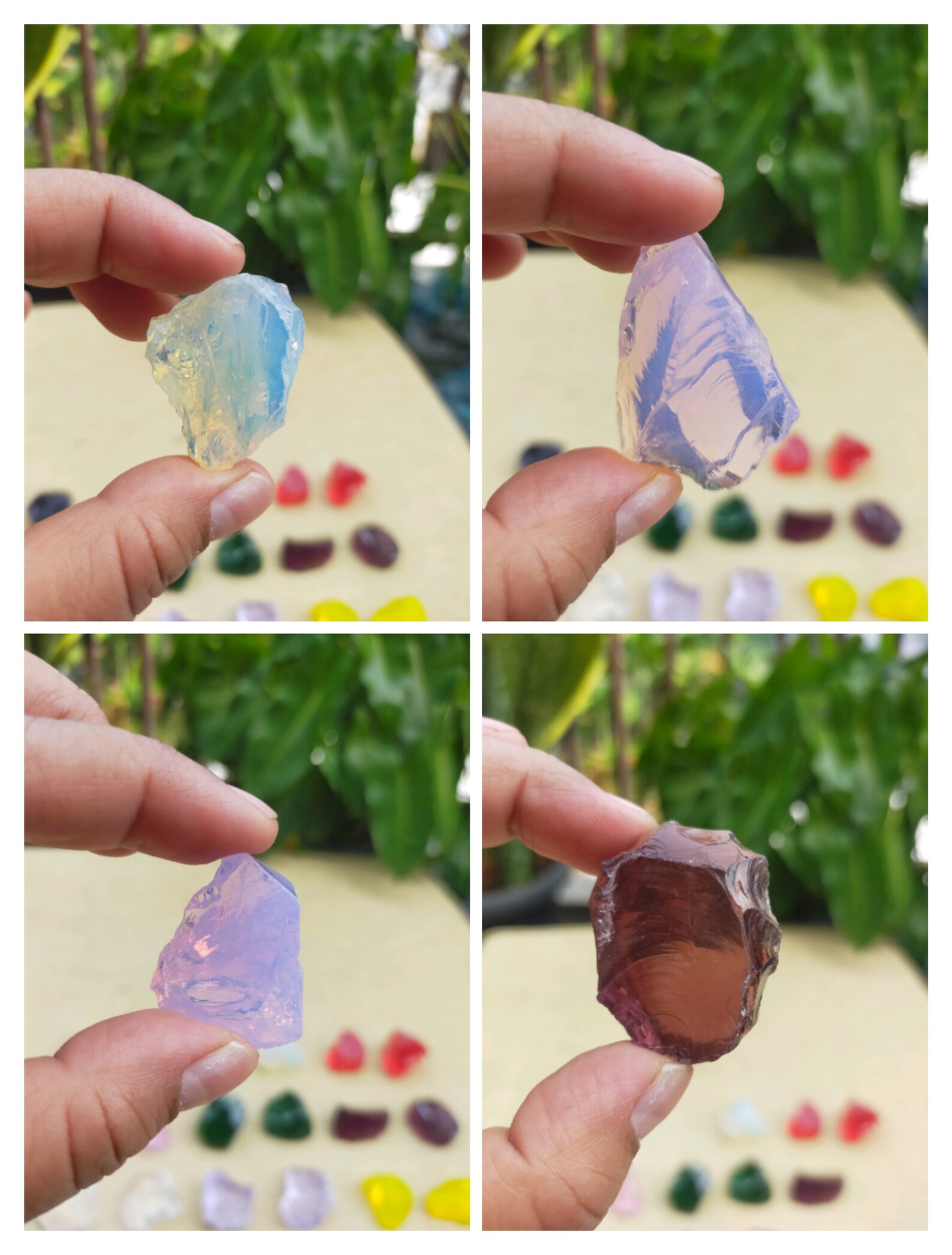 700 Gr ( 18 Colors, 36 Pcs ) Mini Mixcolors Andara Crystals - Etsy UK