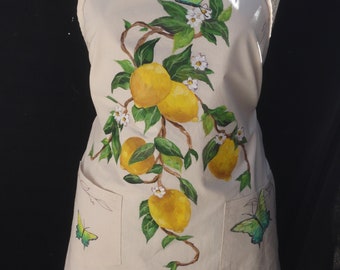 Hand painted apron | Etsy