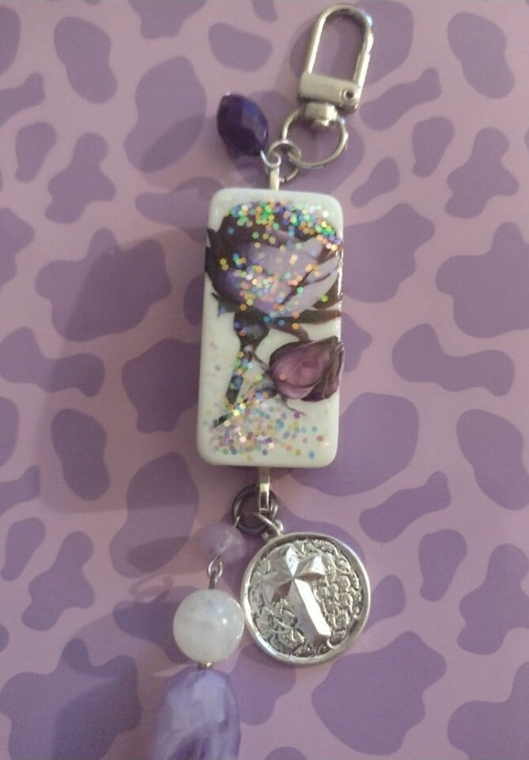 Handmade Altered Domino Keychain/pursecharm - Etsy