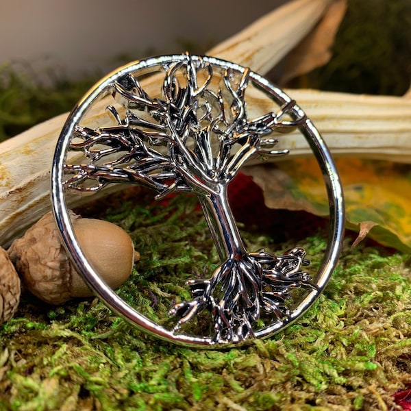 Tree of Life Brooch - Etsy