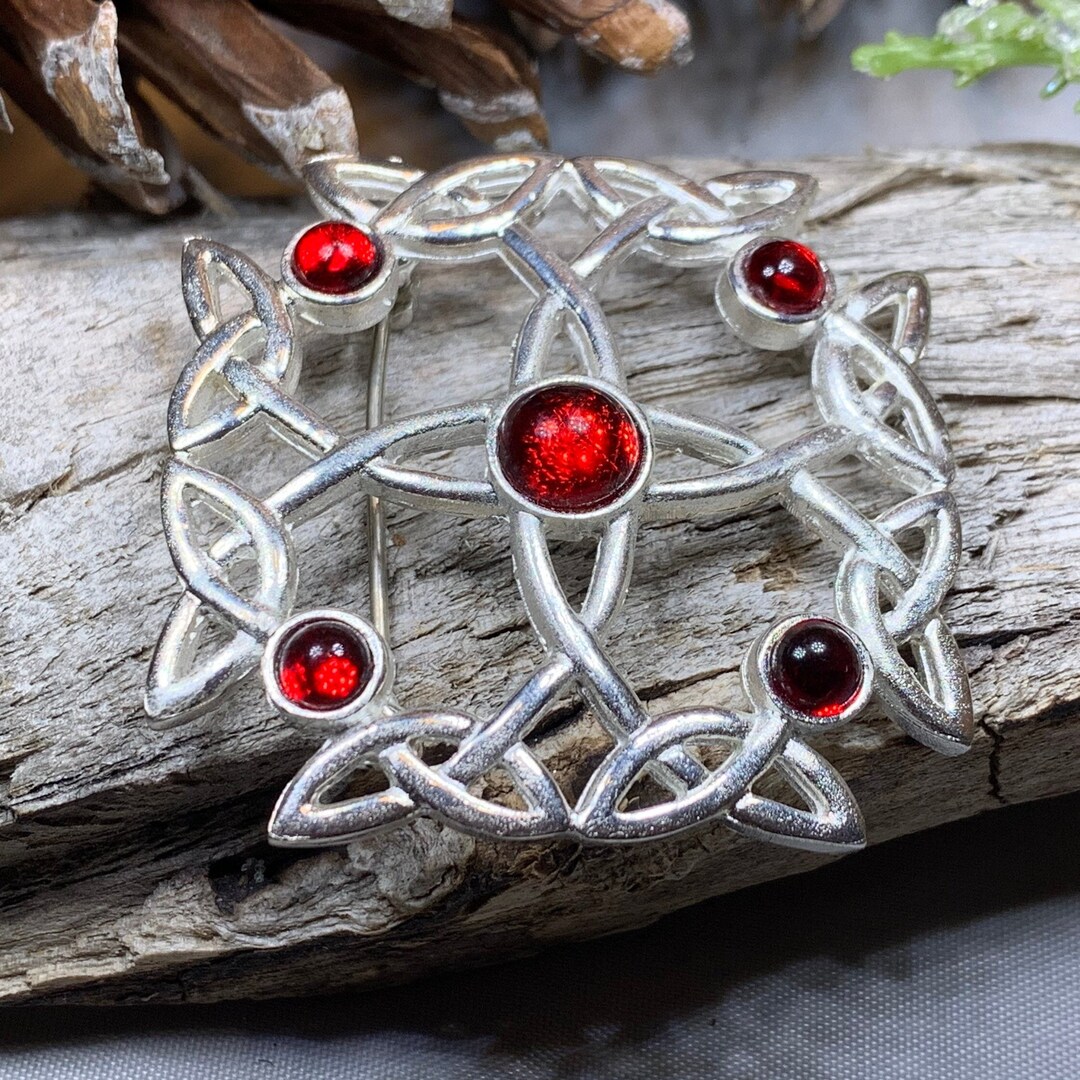 Celtic Brooch, Irish Pennanular Pin, Irish Jewelry, Scottish Brooch ...