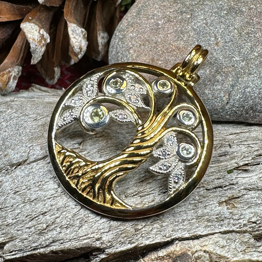 Baum des Lebens, keltischer Anhänger, irischer Schmuck, Jahrestagsgeschenk, nordischer Schmuck ...