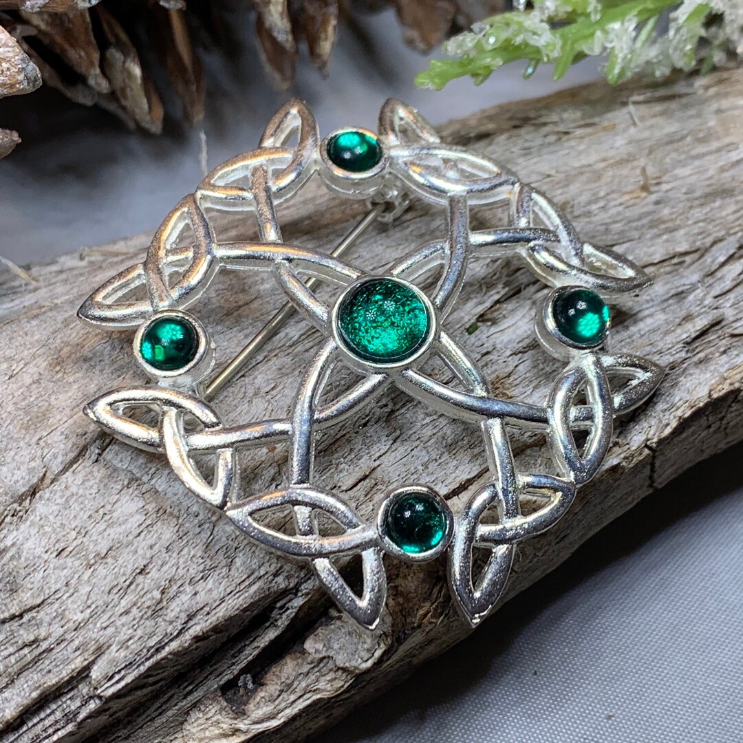 Celtic Brooch Irish Pennanular Pin Irish Jewelry Scottish - Etsy