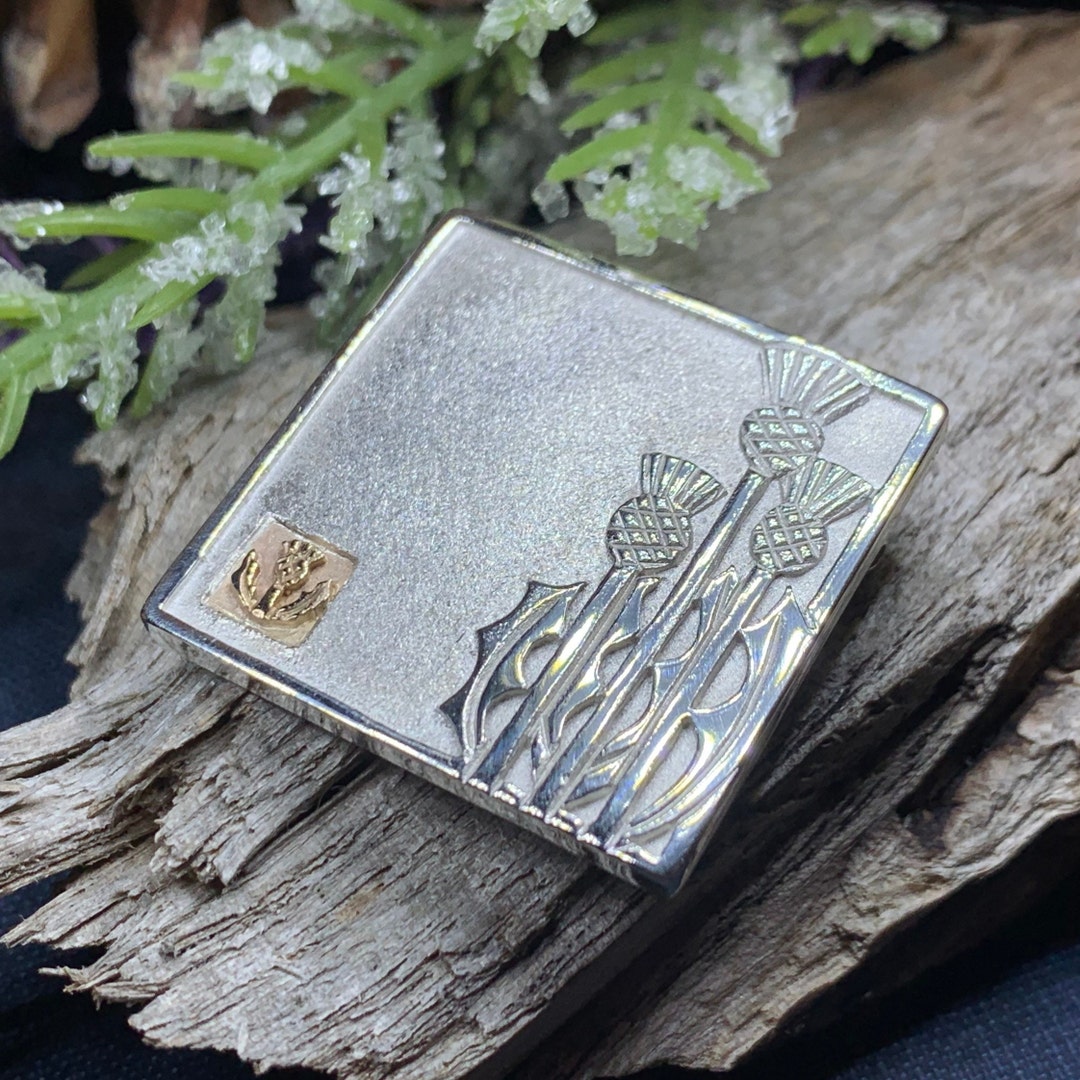 Thistle Brooch Scotland Jewelry Outlander Jewelry Bridal - Etsy