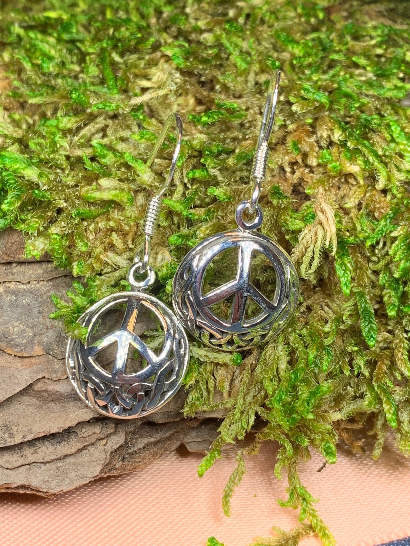 Celtic Peace Sign Earring, Celtic Jewelry, Irish Jewelry, Sister Gift ...