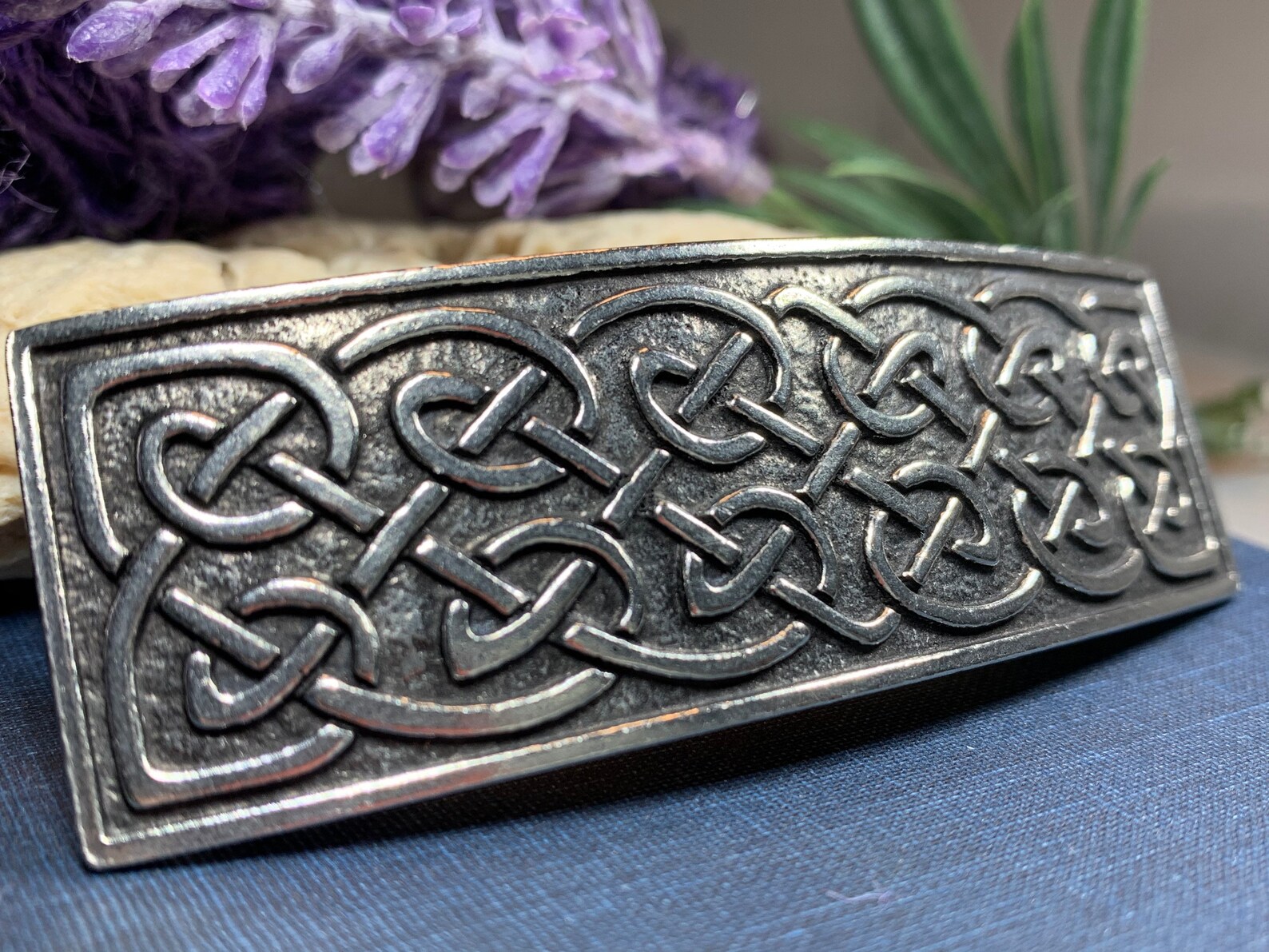 Celtic Knot Hair Clip Celtic Barrette Irish Jewelry Pagan | Etsy