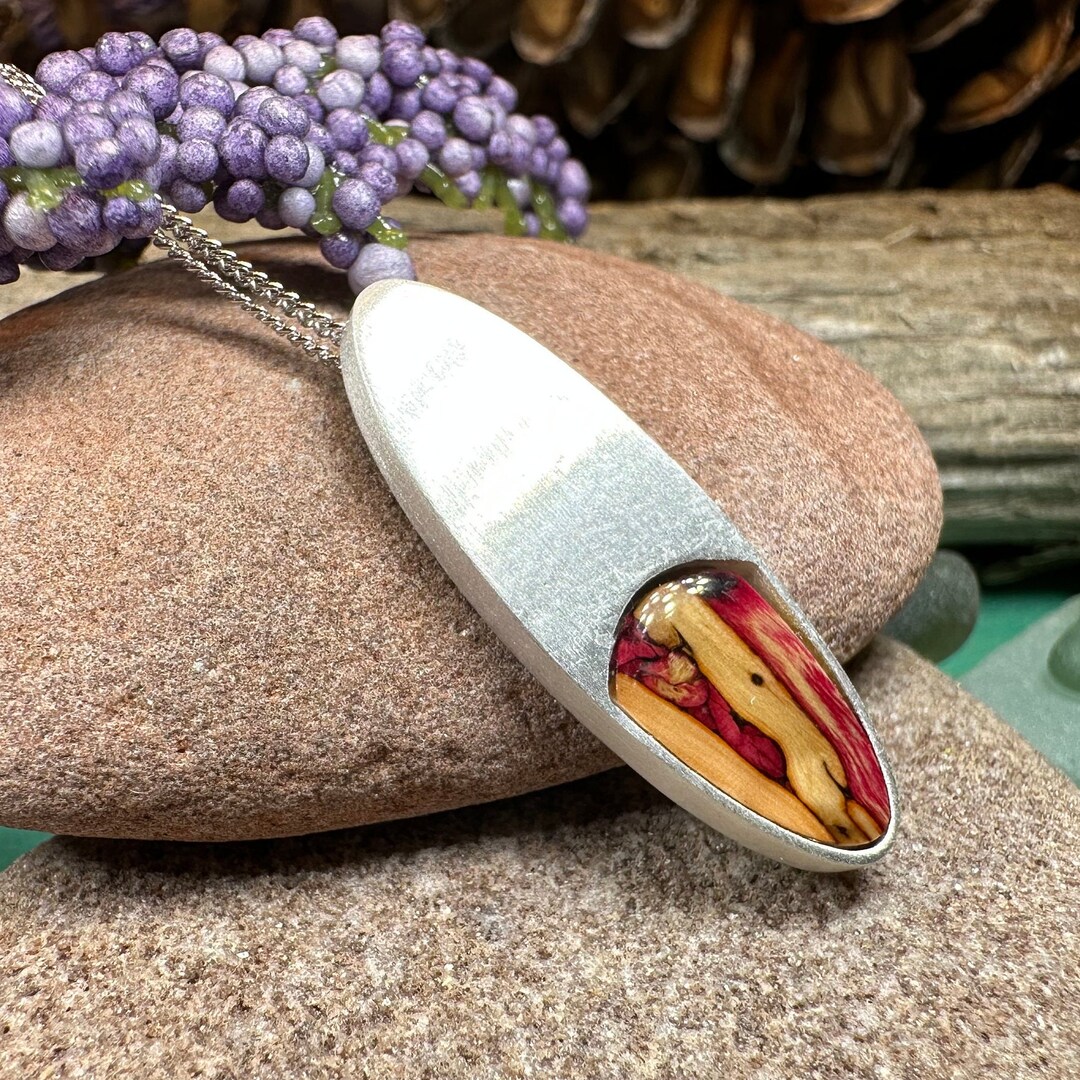 Scottish Highlands Necklace, Heather Gem, Scotland Jewelry, Celtic ...