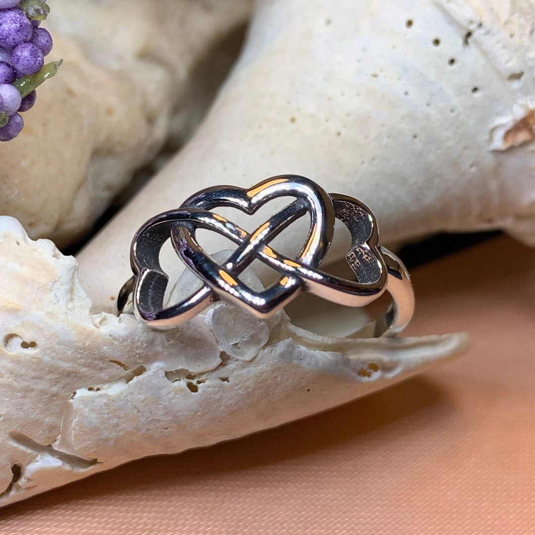 Celtic Heart Ring, Celtic Jewelry, Infinity Ring, Celtic Knot Jewelry ...