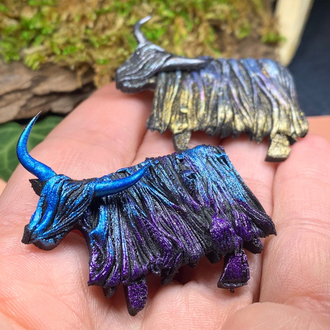 Highland Cow Brooch, Scottish Cow Gift, Scotland Jewelry, Scotland Pin ...