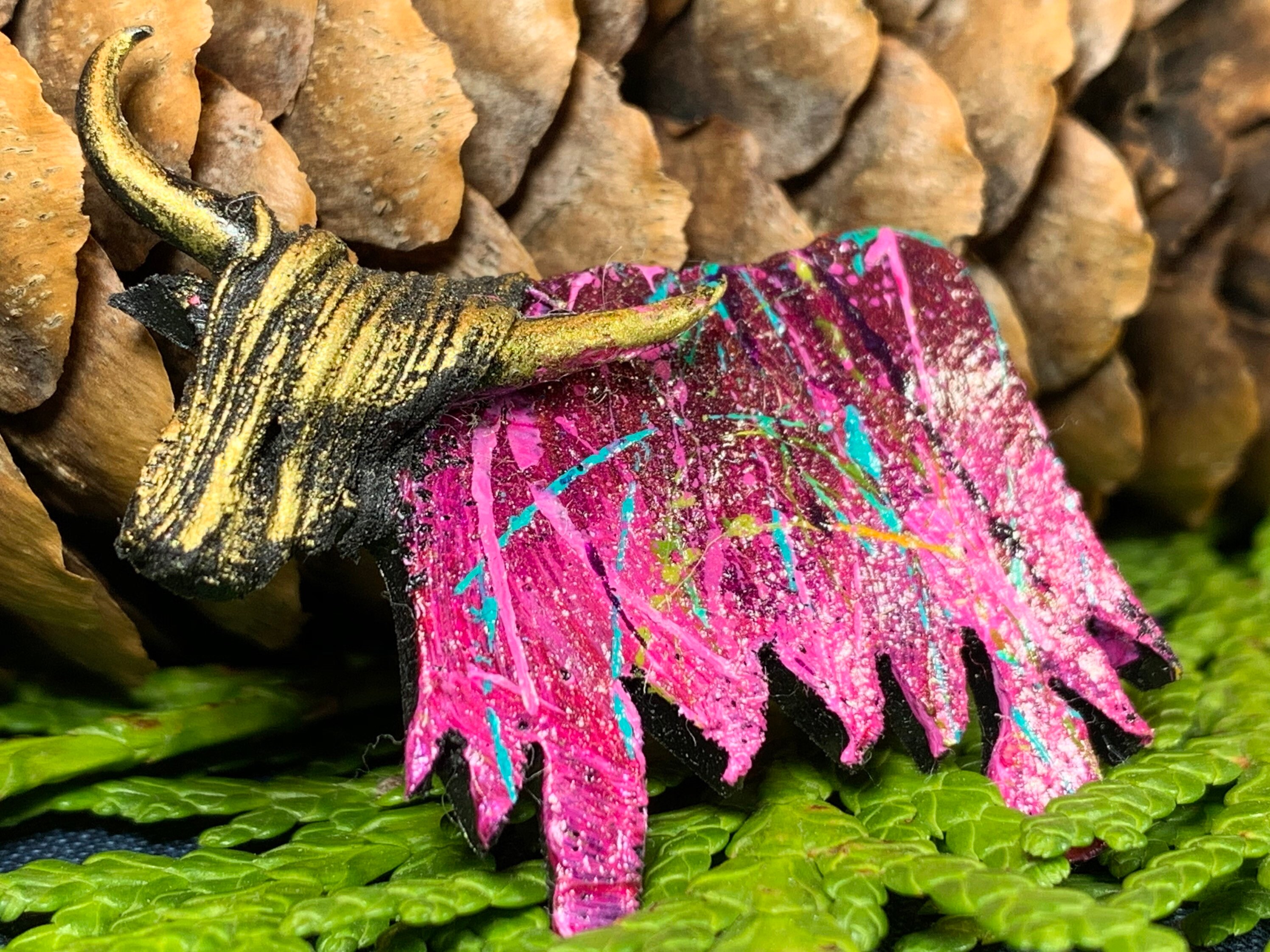 Highland Cow Brooch Scottish Cow Heather Jewelry Scotland | Etsy