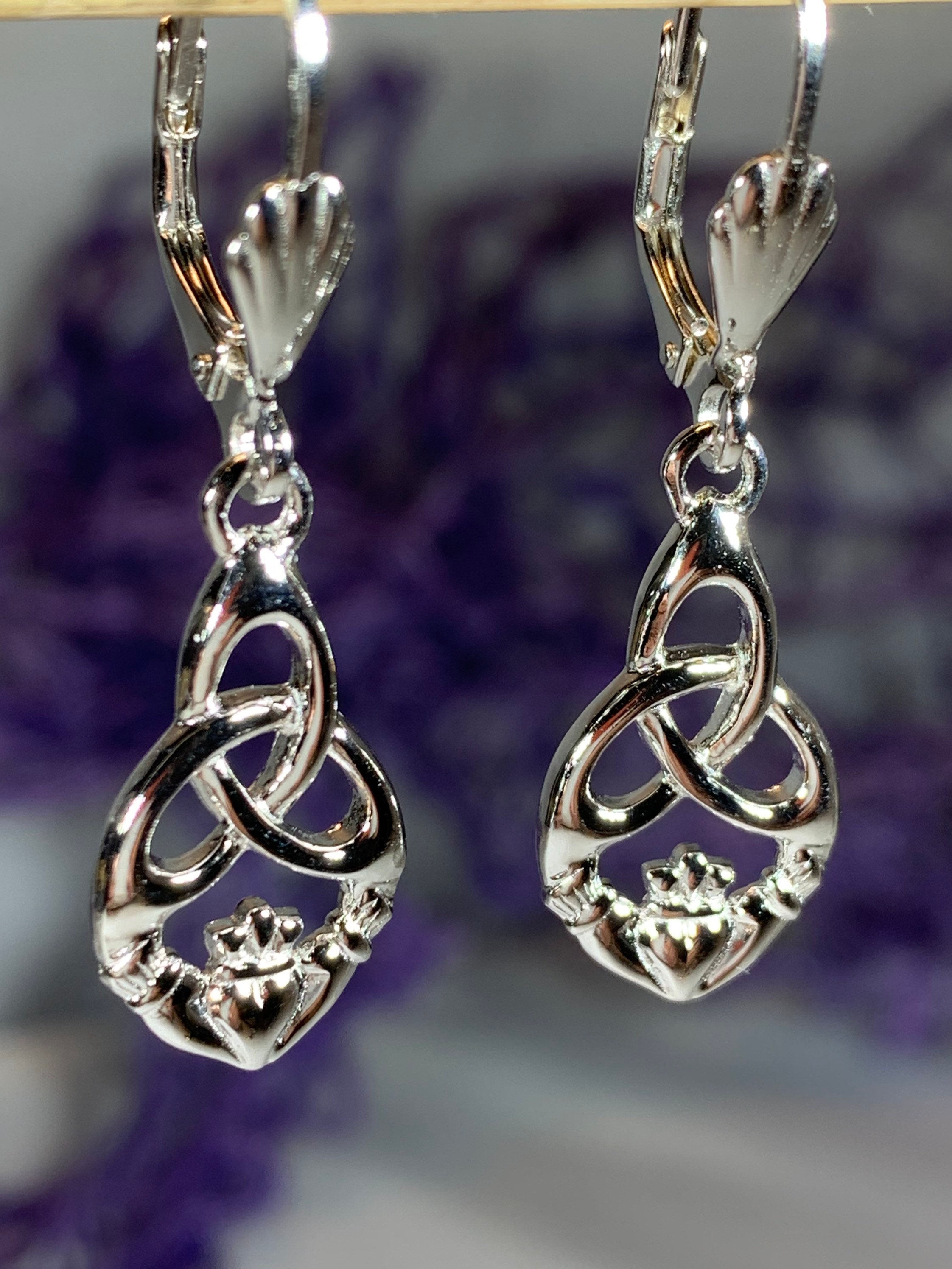 Claddagh Earrings, Celtic Jewelry, Irish Jewelry, Ireland Gift ...