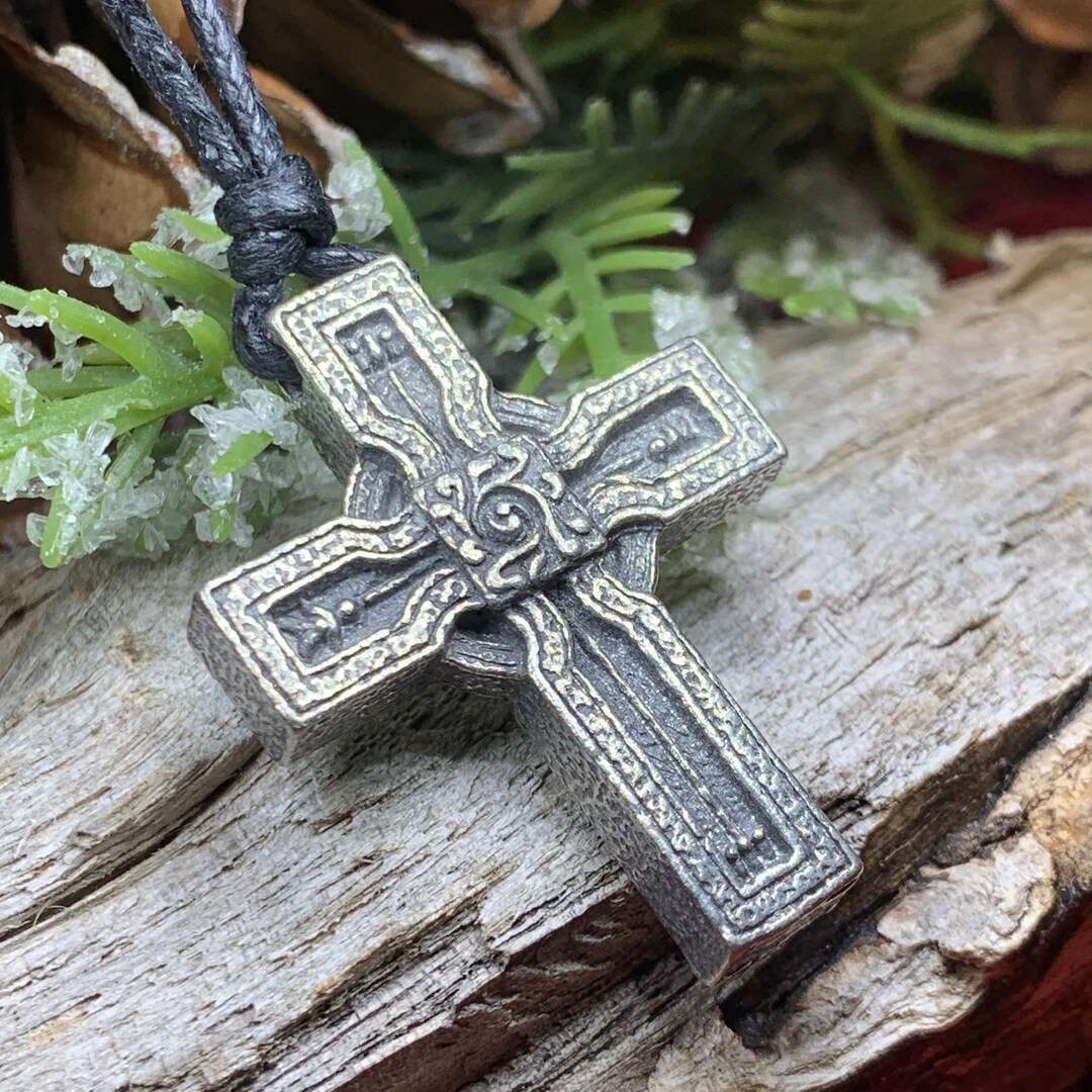 Celtic Cross Necklace Irish Cross Ireland Cross Necklace - Etsy