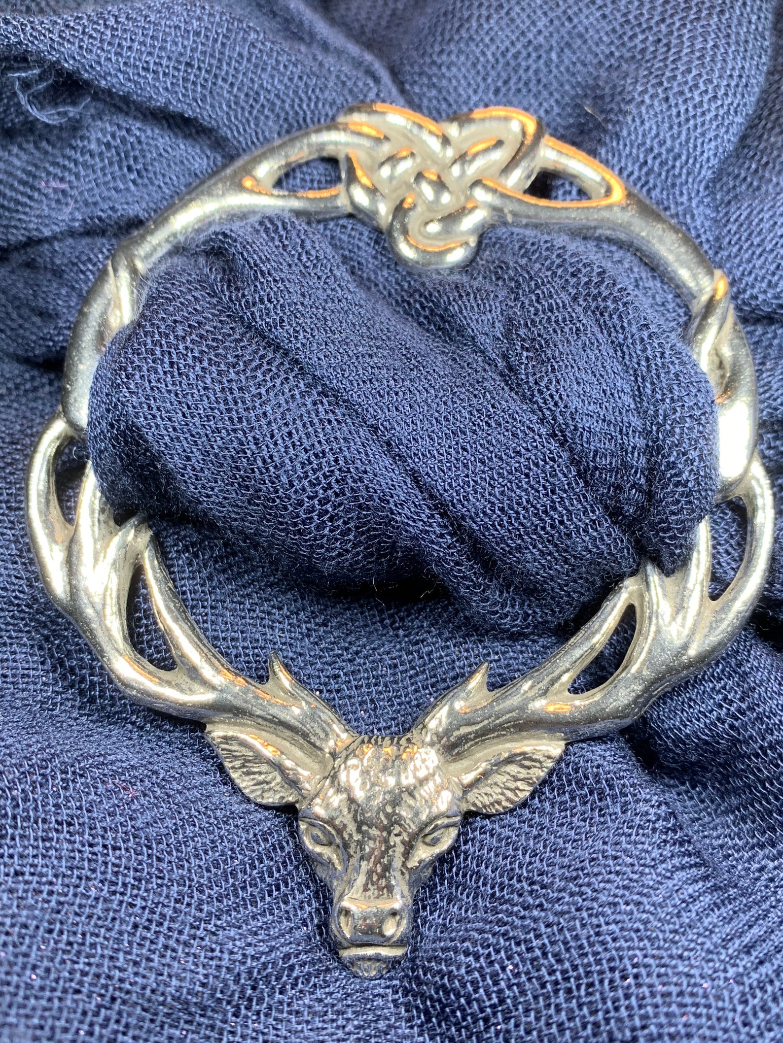 Stag Scarf Ring Scotland Jewelry Animal Jewelry Nature | Etsy