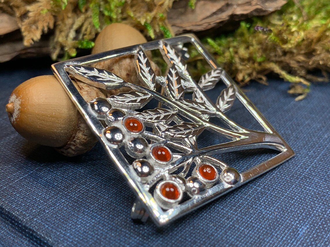 Tree of Life Brooch Celtic Brooch Rowan Tree Pin Scotland - Etsy