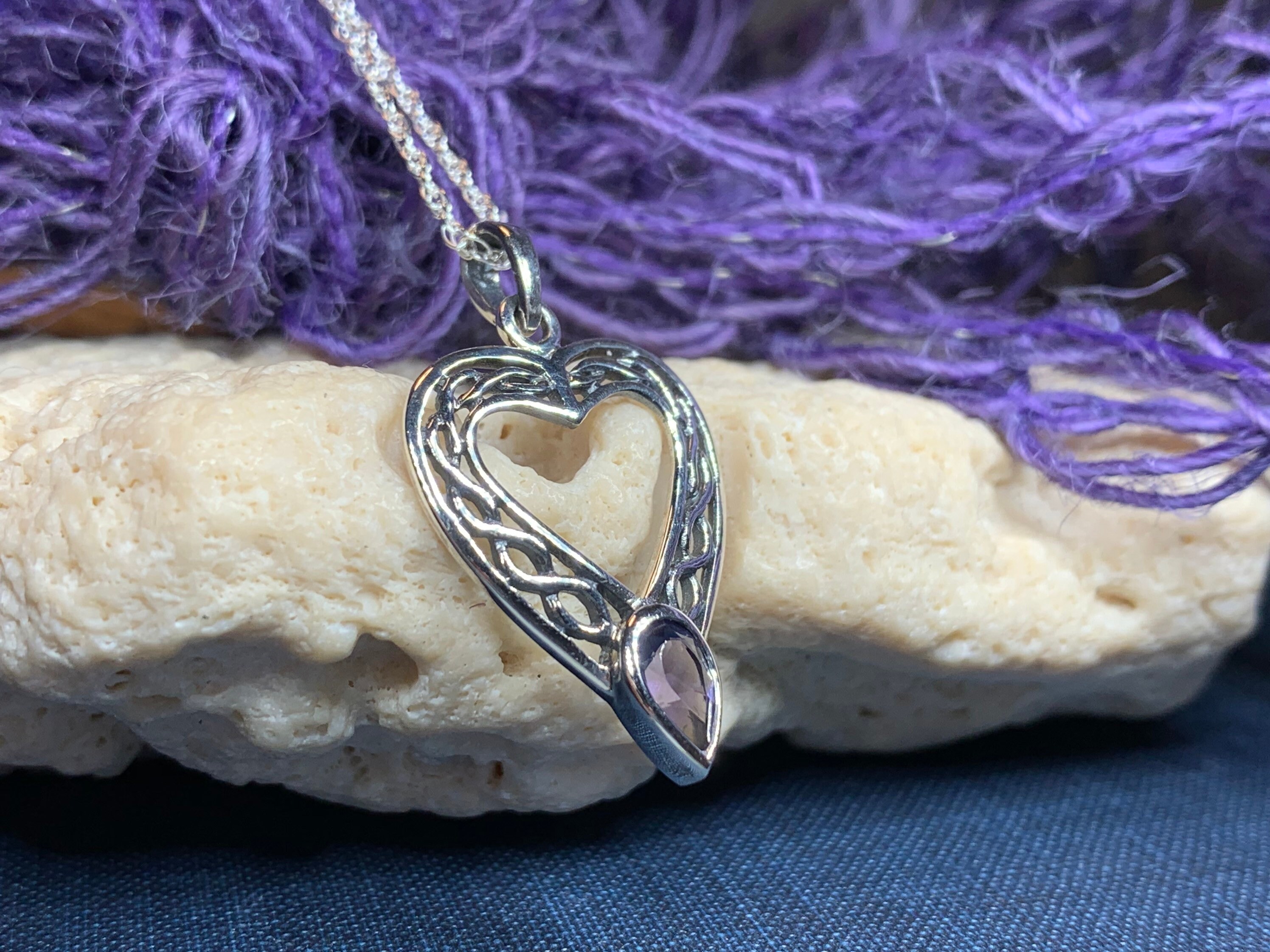 Celtic Heart Necklace, Celtic Jewelry, Irish Jewelry, Celtic Knot ...