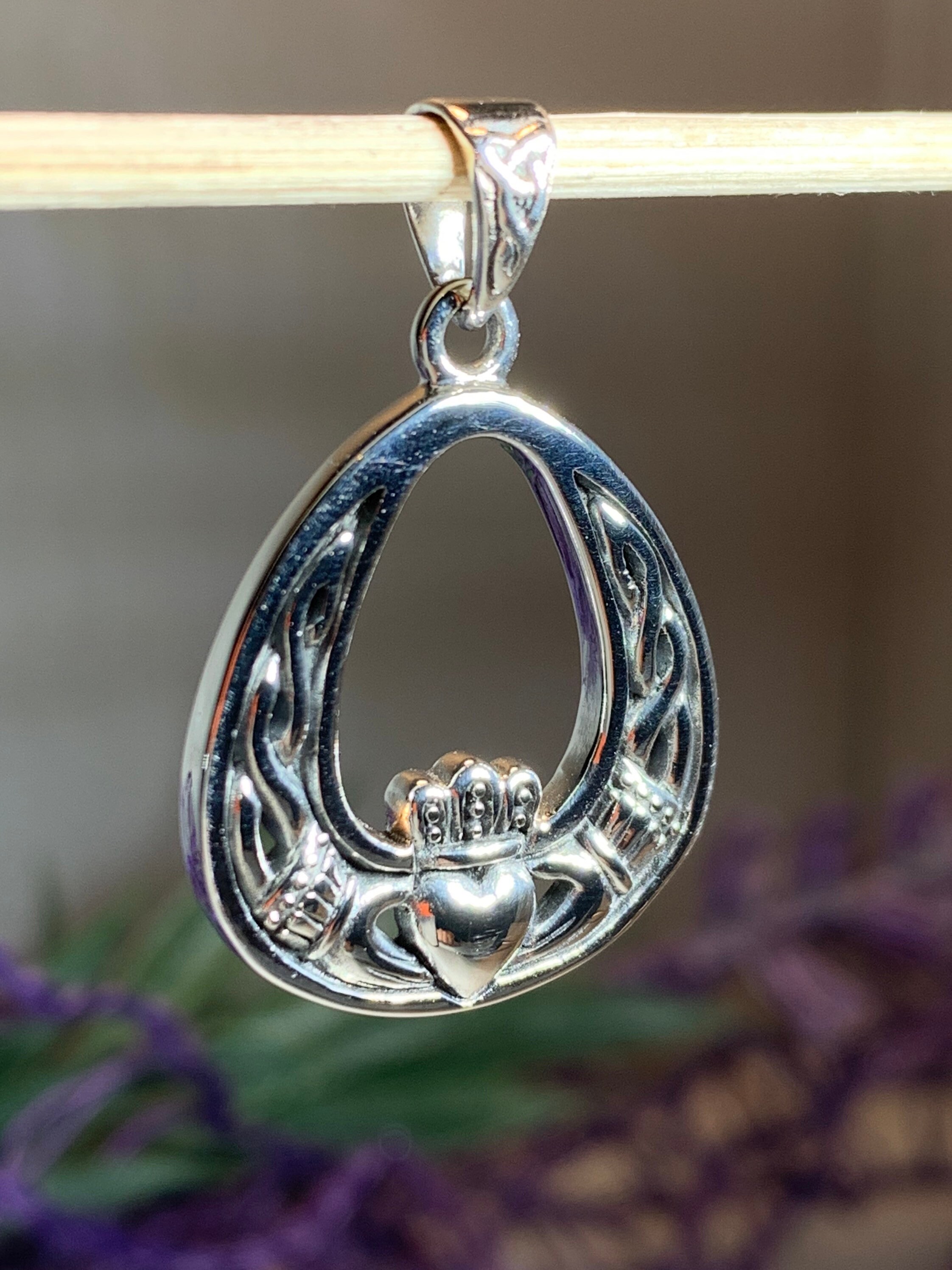 Claddagh Necklace, Celtic Jewelry, Irish Jewelry, Anniversary Gift ...