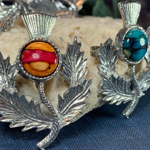 Thistle Brooch Scotland Jewelry Outlander Jewelry Nature - Etsy