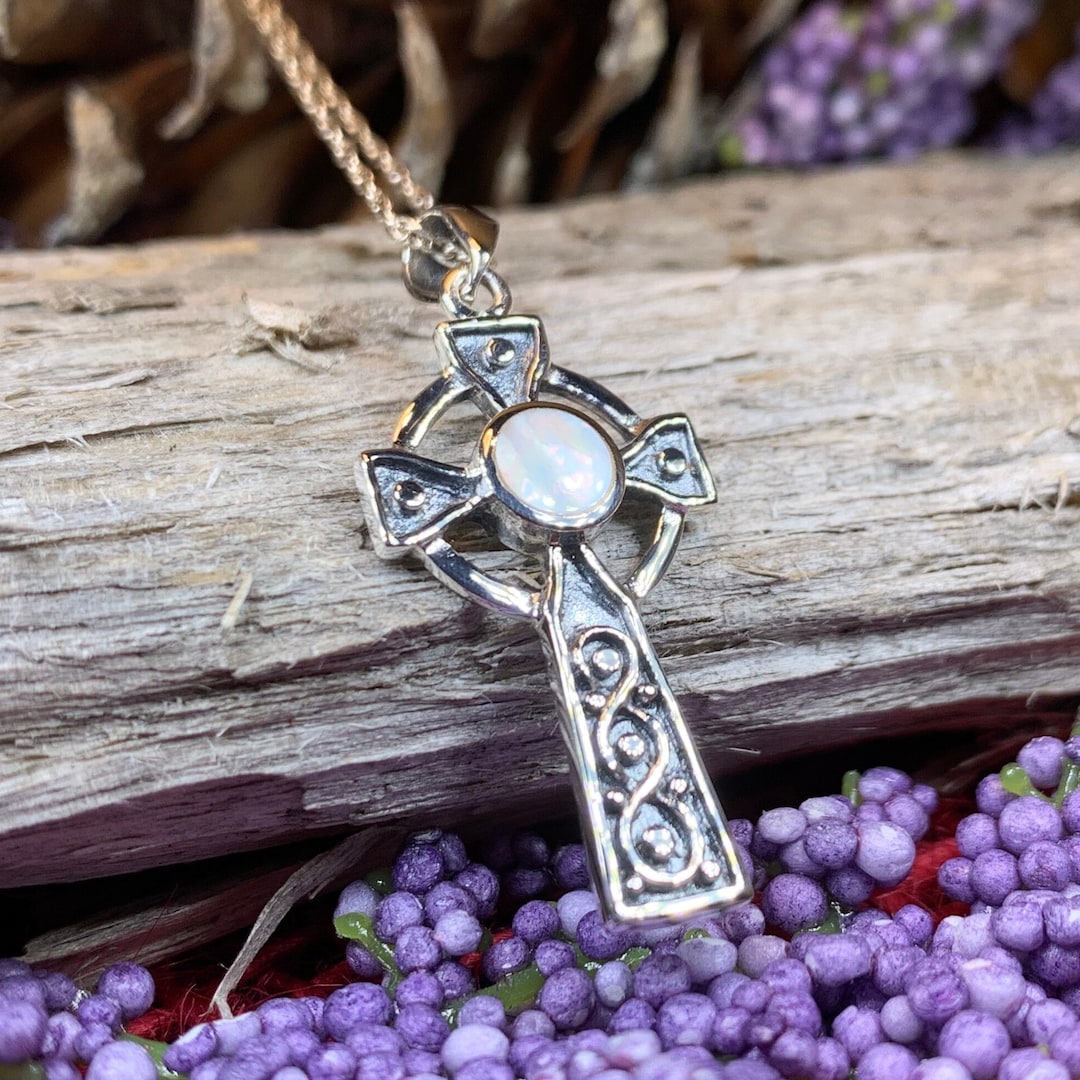Celtic Cross Necklace, Irish Jewelry, Religious Gift, Anniversary Gift ...