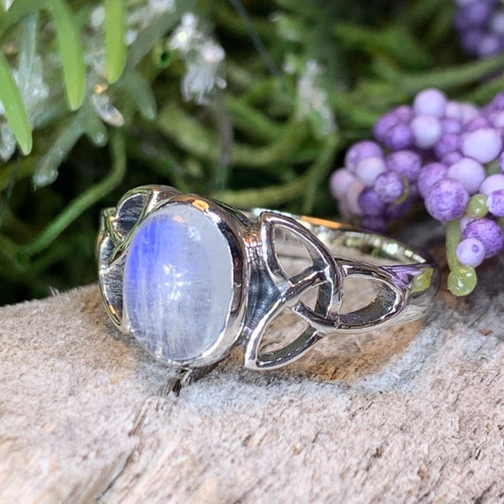 Celtic Moonstone Ring