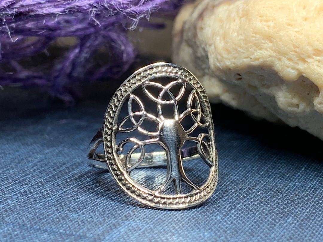 Tree of Life Ring Celtic Jewelry Irish Jewelry Norse - Etsy