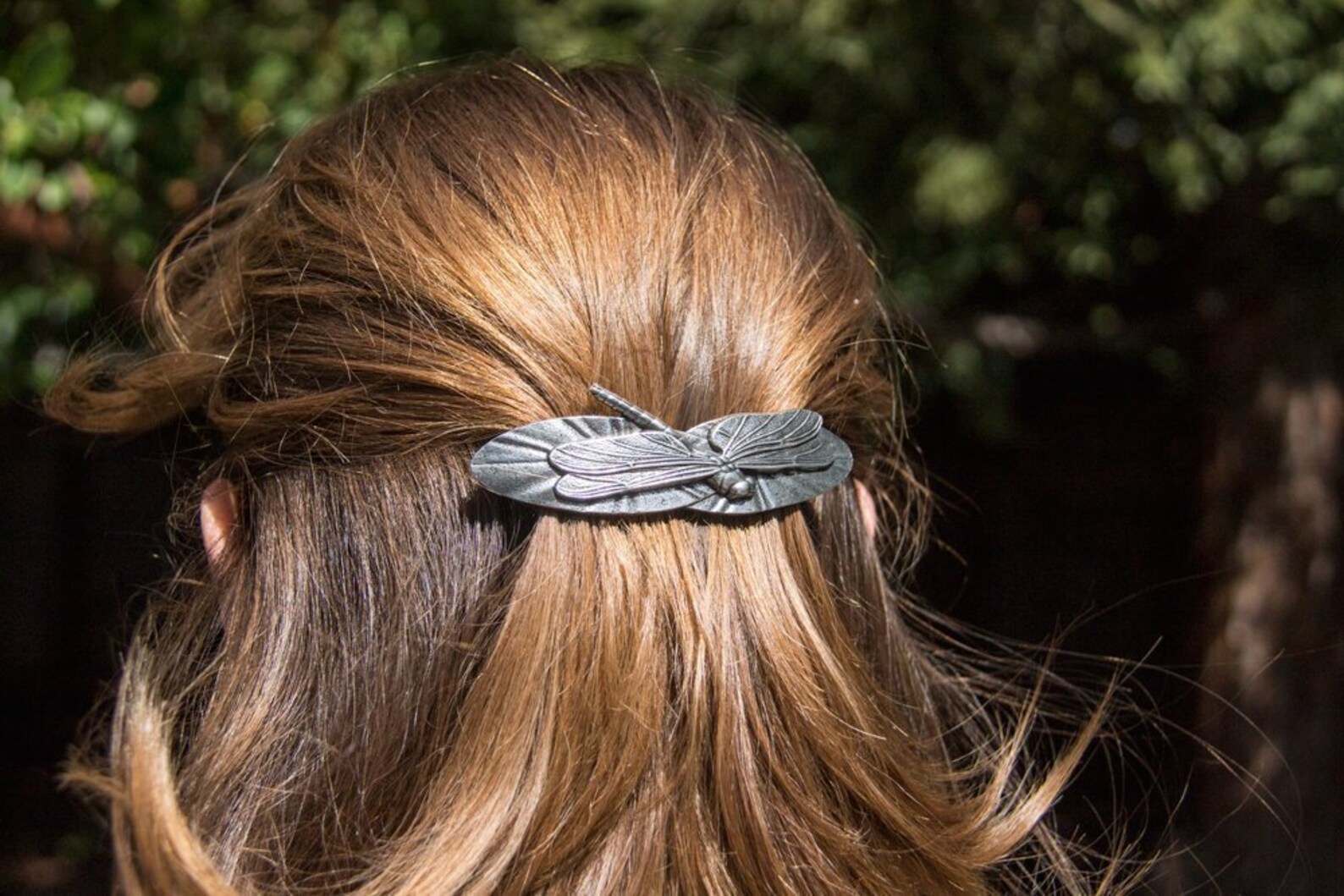 Dragonfly Hair Clip Celtic Barrette Hair Jewelry Wiccan - Etsy