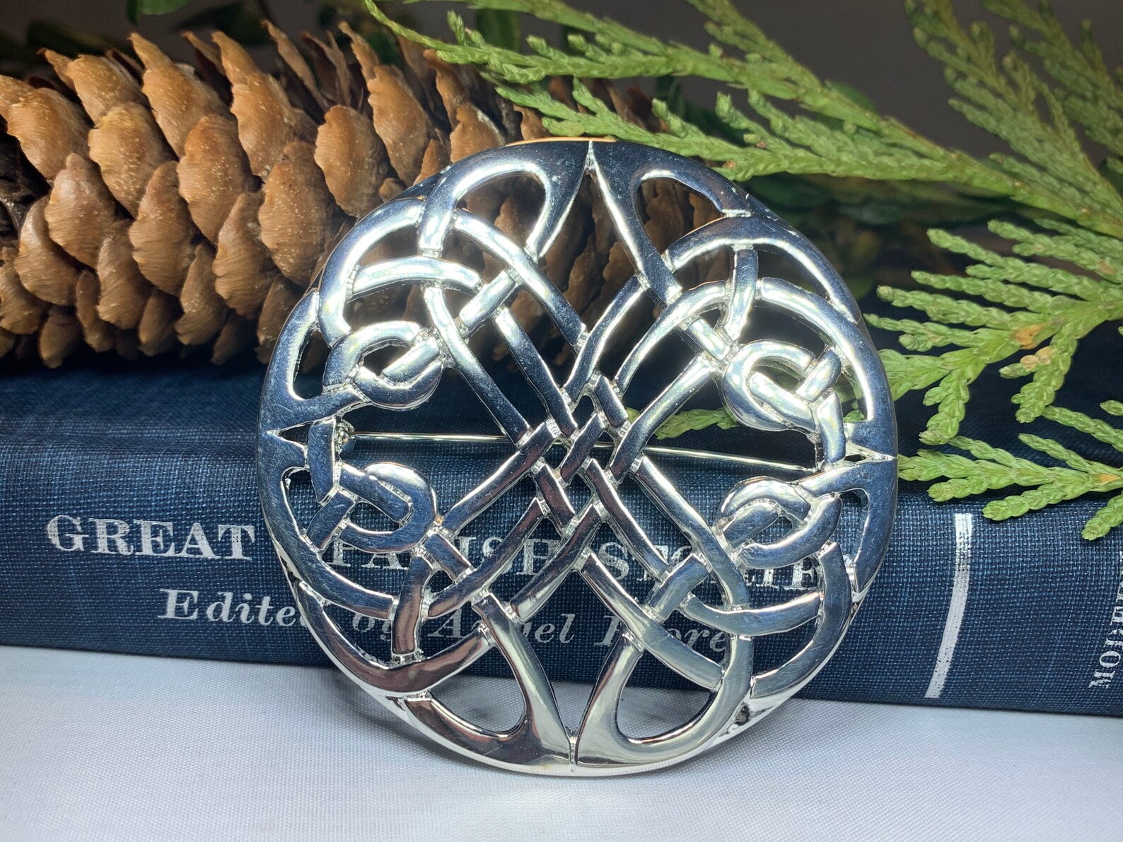 Celtic Knot Brooch Celtic Jewelry Irish Jewelry Scotland | Etsy