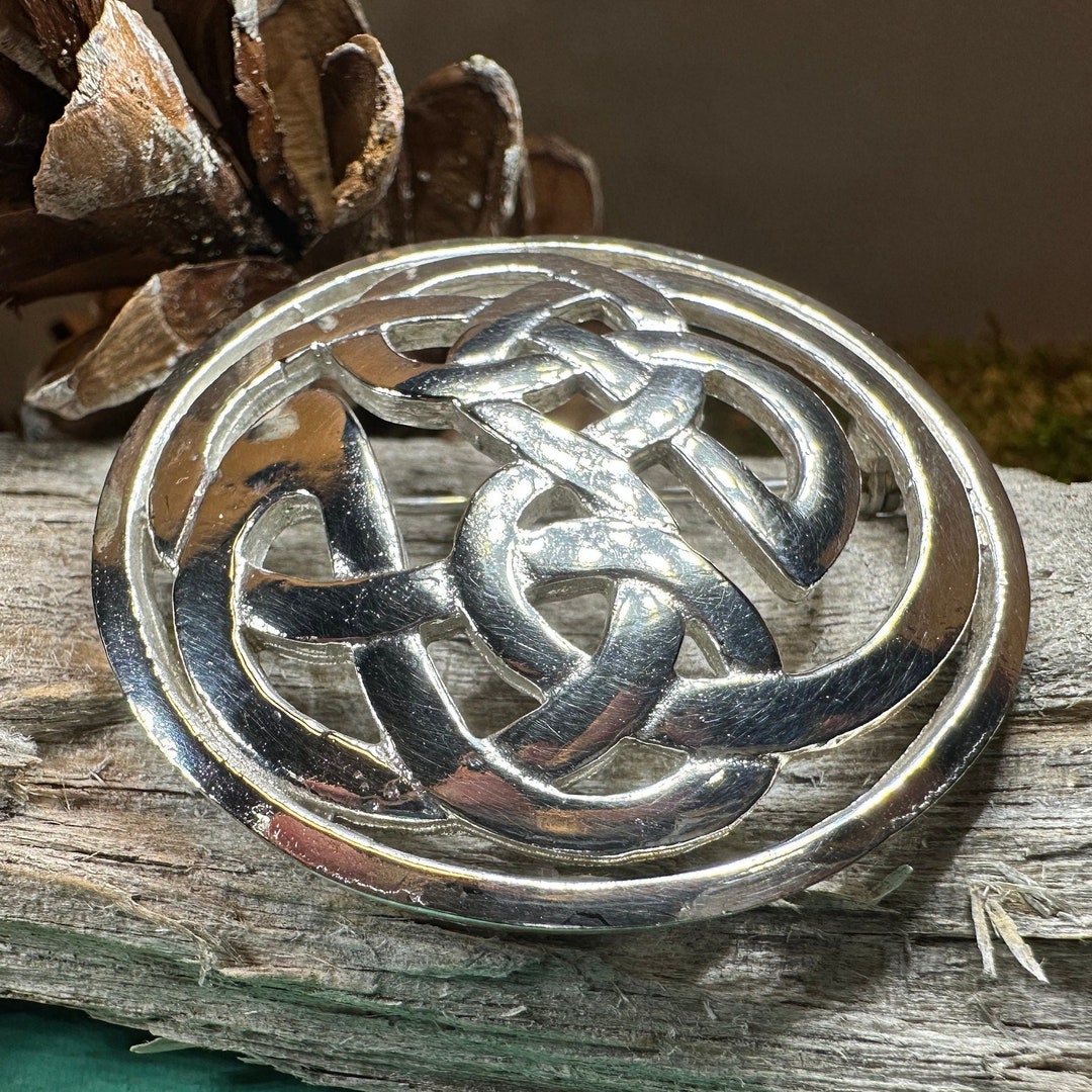 Celtic Knot Brooch, Celtic Jewelry, Irish Jewelry, Scotland Brooch ...