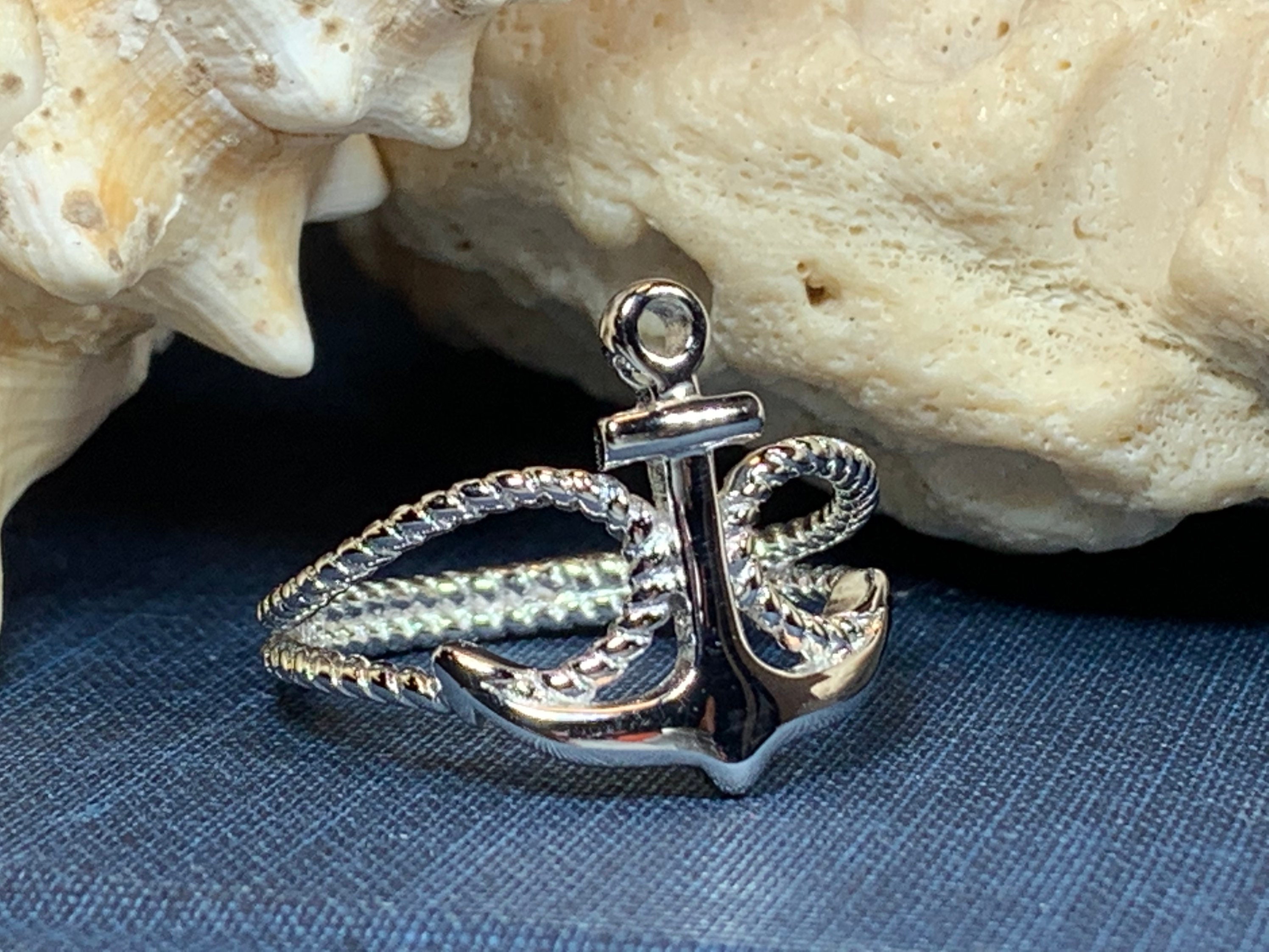Anchor Ring Celtic Jewelry Nautical Ring Celtic Knot | Etsy