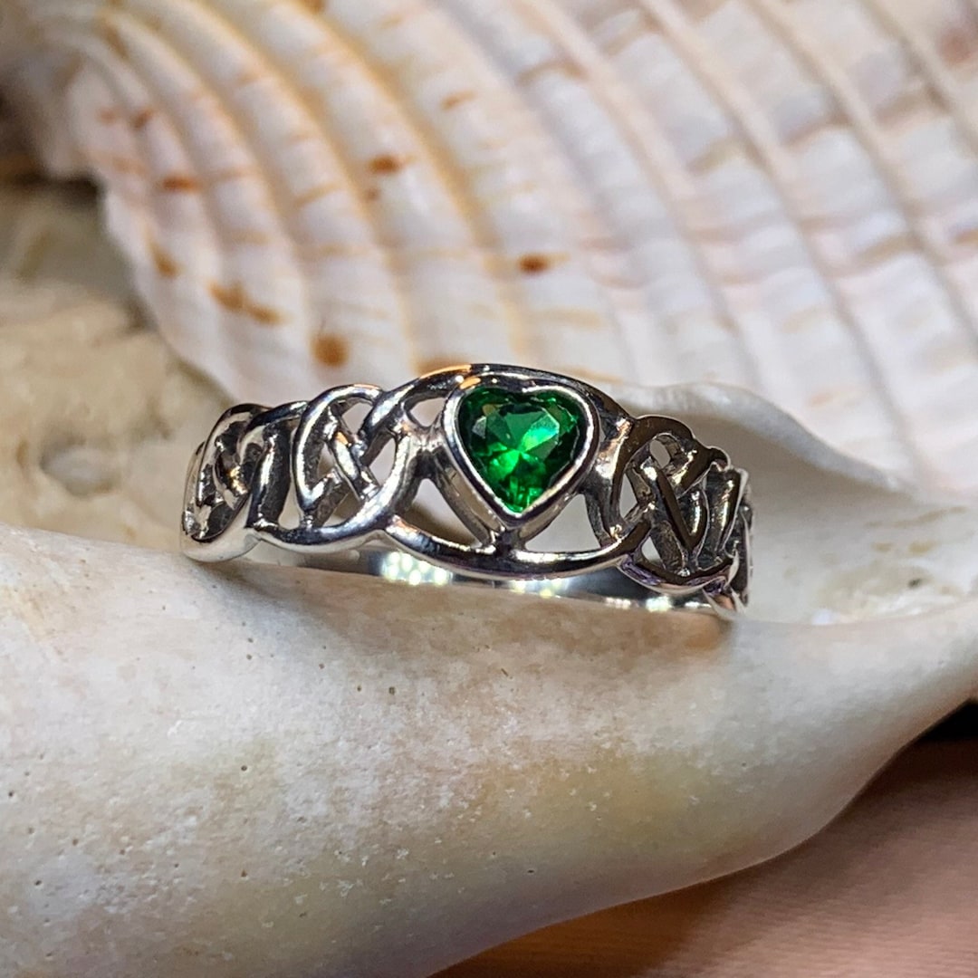 Celtic Knot Ring, Celtic Heart Ring, Promise Ring, Ireland Gift ...