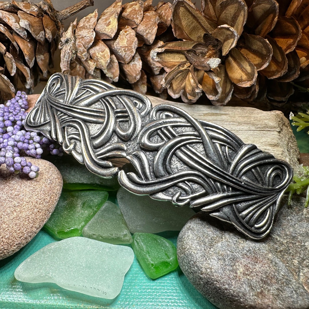Celtic Love Knot Hair Clip, Celtic Barrette, Irish Jewelry, Pagan ...