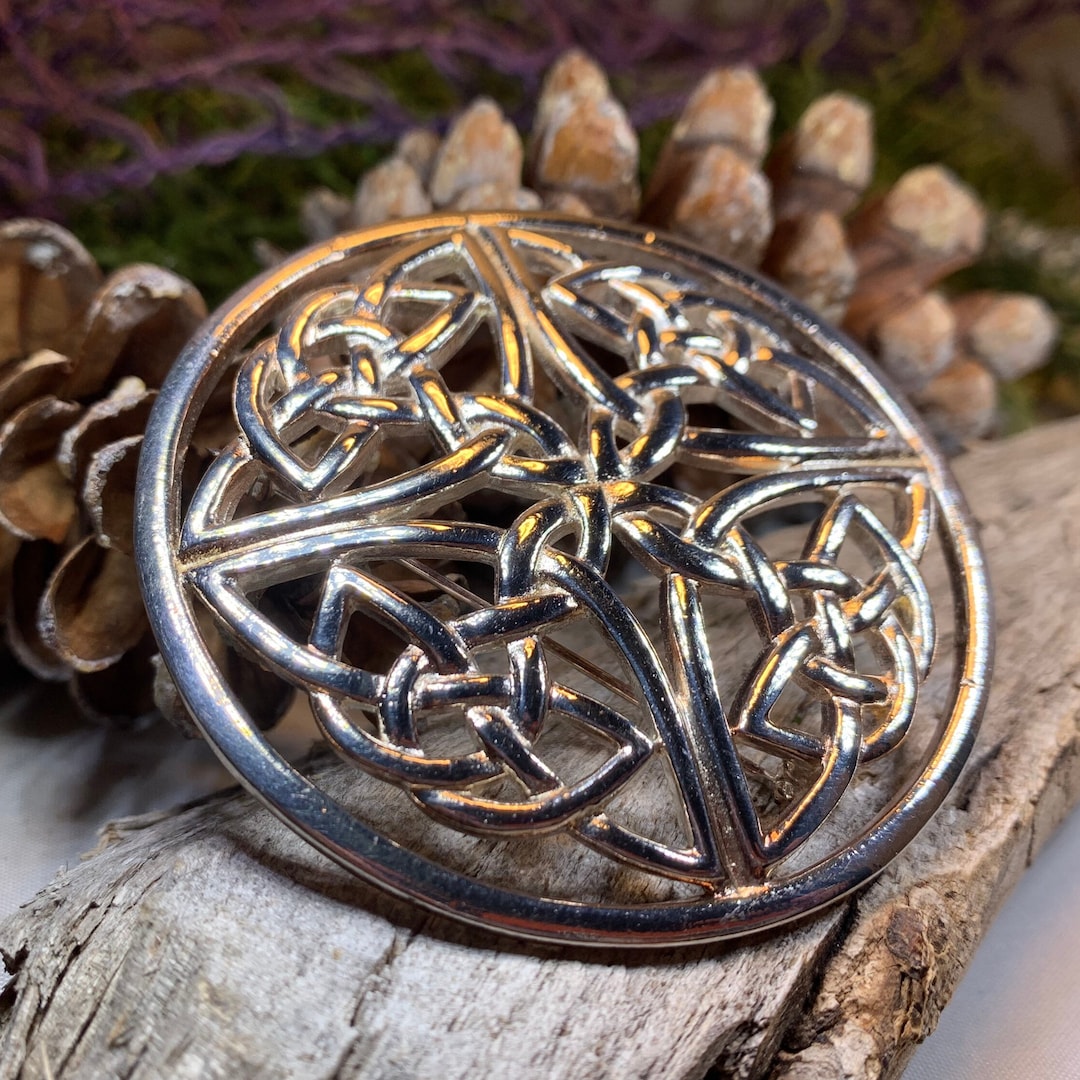 Celtic Knot Brooch Celtic Jewelry Irish Jewelry Scotland - Etsy