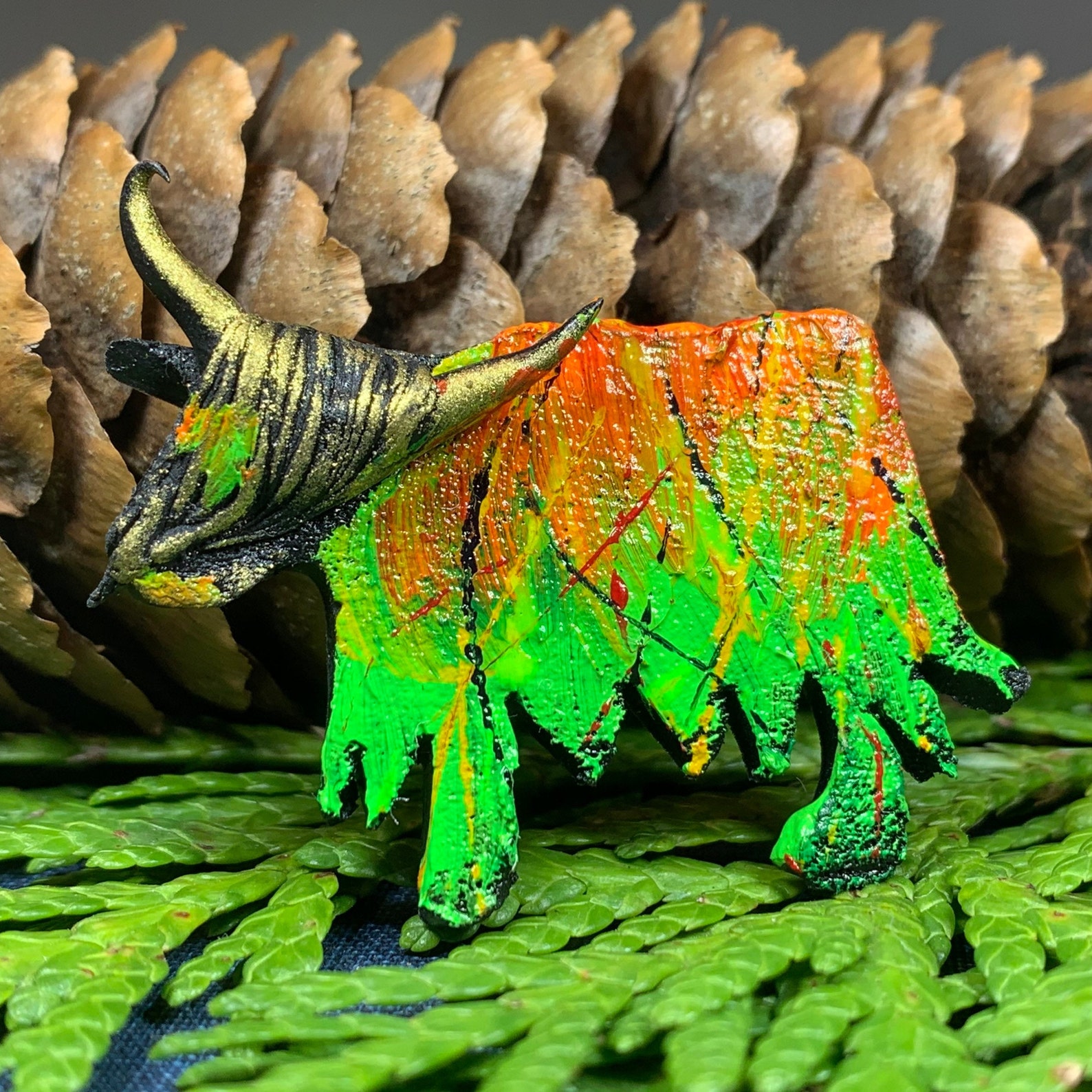 Highland Cow Brooch Scottish Cow Heather Jewelry Scotland - Etsy