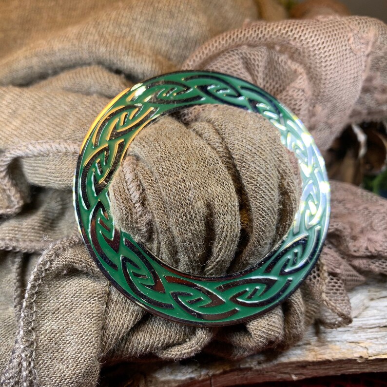 Celtic Knot Scarf Ring Scotland Jewelry Pagan Jewelry - Etsy