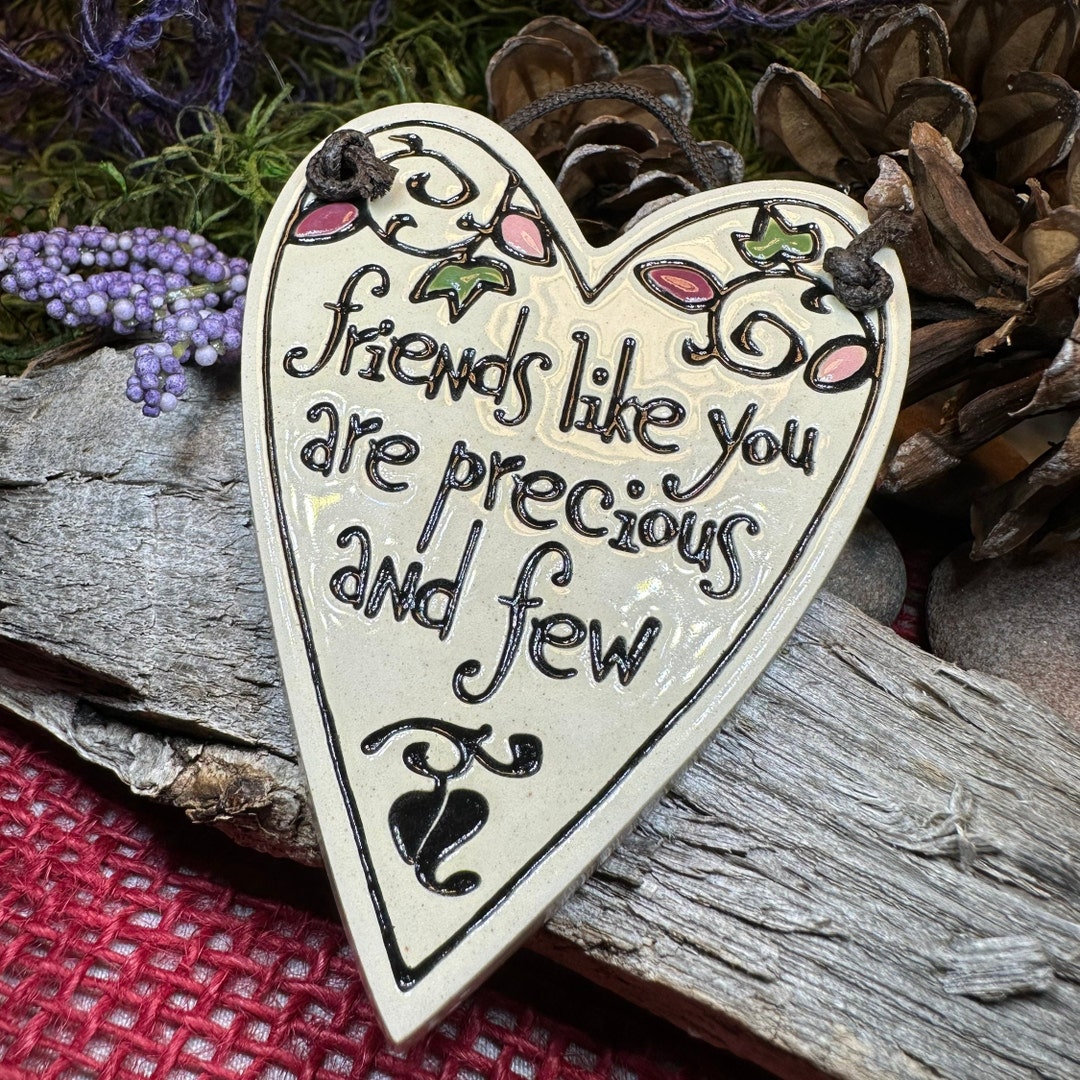 Friendship Wall Art, Sister Gift, Ceramic Wall Plaque, Birthday Gift ...