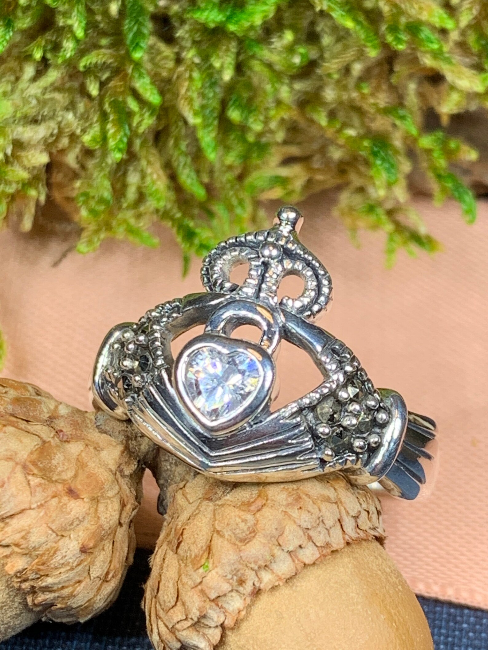 Claddagh Ring Celtic Promise Ring Irish Jewelry Celtic Knot - Etsy