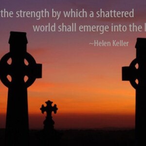 Celtic Cross Brooch, Angel Wings Pin, Irish Pin, Celtic Brooch ...