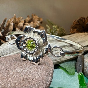 Daffodil Bracelet, Celtic Jewelry, Wales Jewelry, Flower Jewelry, Welsh ...