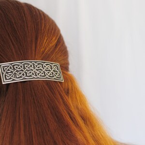 Celtic Knot Hair Clip Celtic Barrette Irish Jewelry Pagan | Etsy