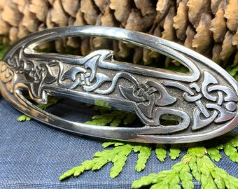 Celtic Knot Hair Clip, Celtic Barrette, Irish Jewelry, Pagan Jewelry ...