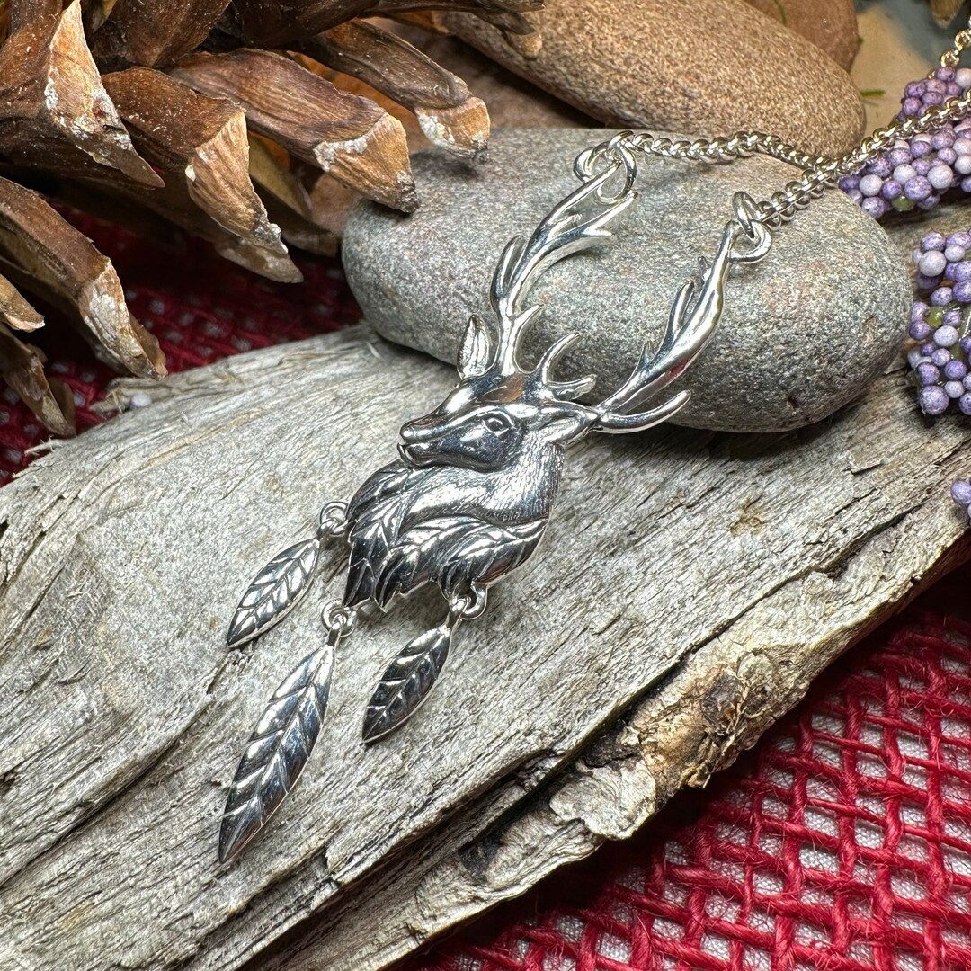 Stag Necklace Scotland Jewelry Scottish Stag Hunter Gift - Etsy